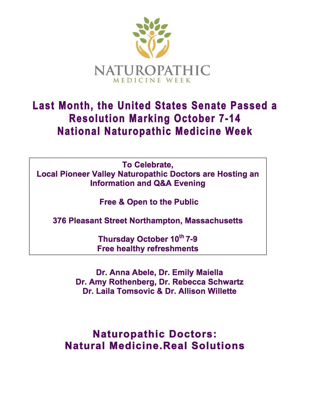 National Naturopathic Medicine Week | Deep Roots Integrative ...